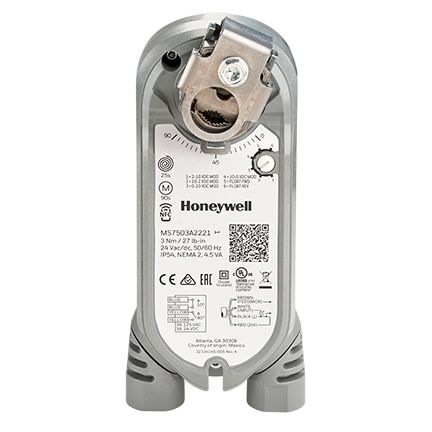 Honeywell Diamond 3Nm Series Spring Return Direct Coupled Actuator MS3